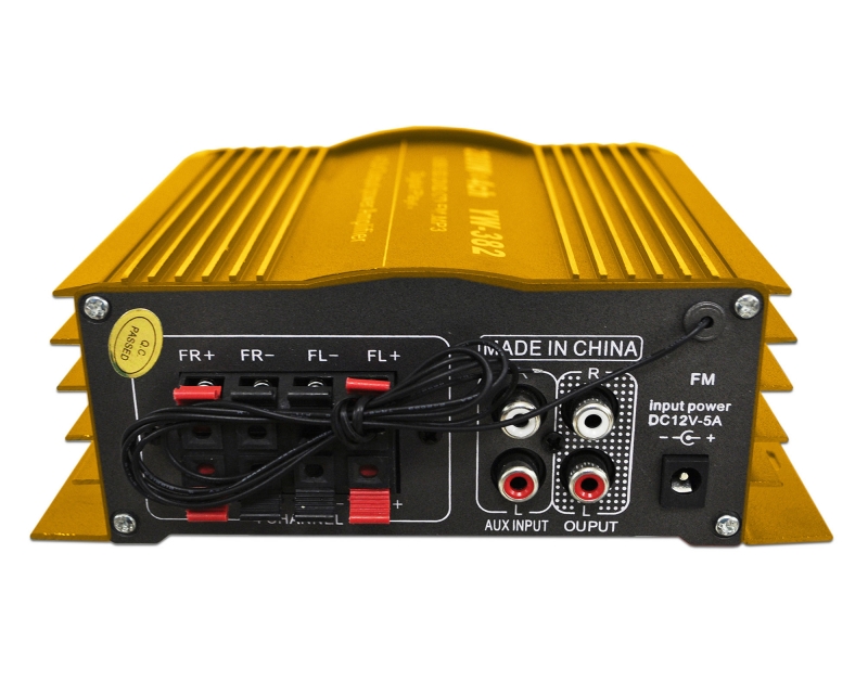 Velasco | Sonido y Electrónica - AMPLIFICADOR MINI MULTIUSO C/USB/SD/FM 200W 4CH