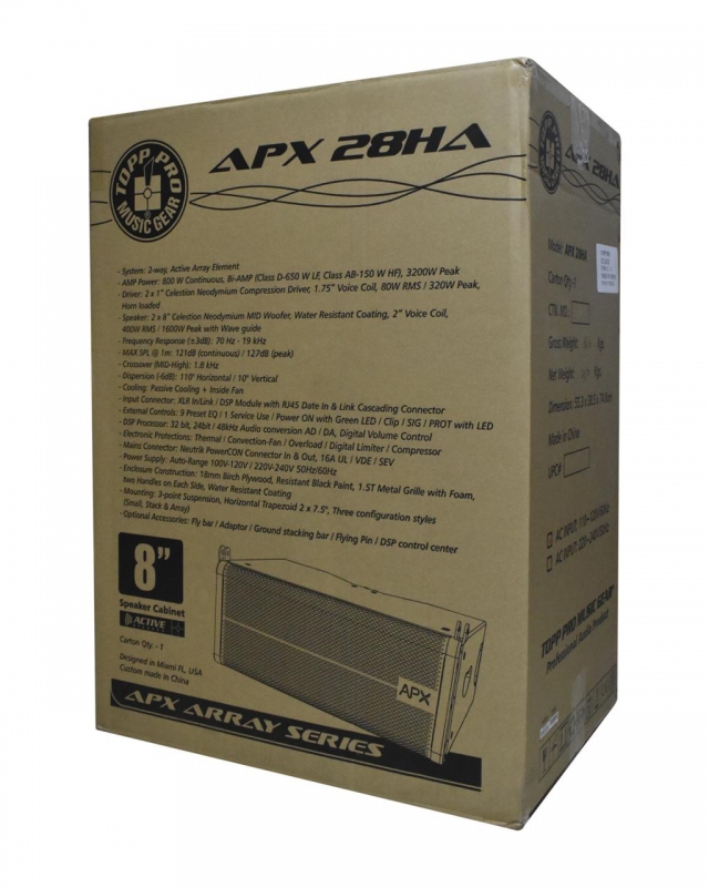 Velasco | Sonido y Electrónica - LINE ARRAY ACTIVO APX-SERIE 2X8 ...