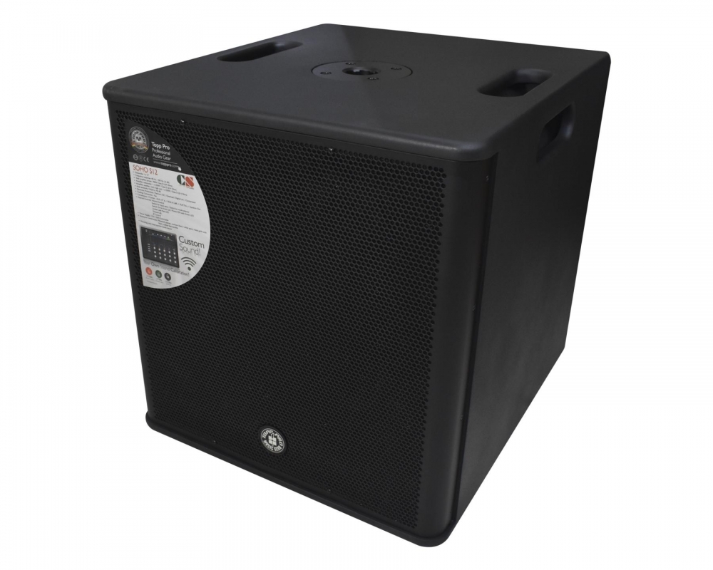 Velasco | Sonido y Electrónica - SUB BAJO ACTIVO P/SISTEMA SOHO-V8 12 1400W