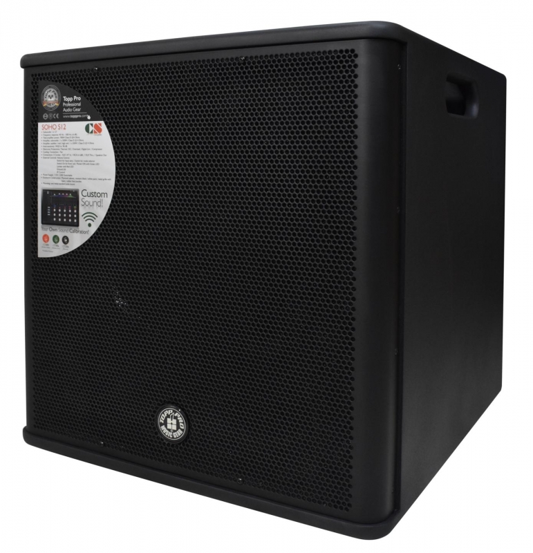 Velasco | Sonido y Electrónica - SUB BAJO ACTIVO P/SISTEMA SOHO-V8 12 1400W