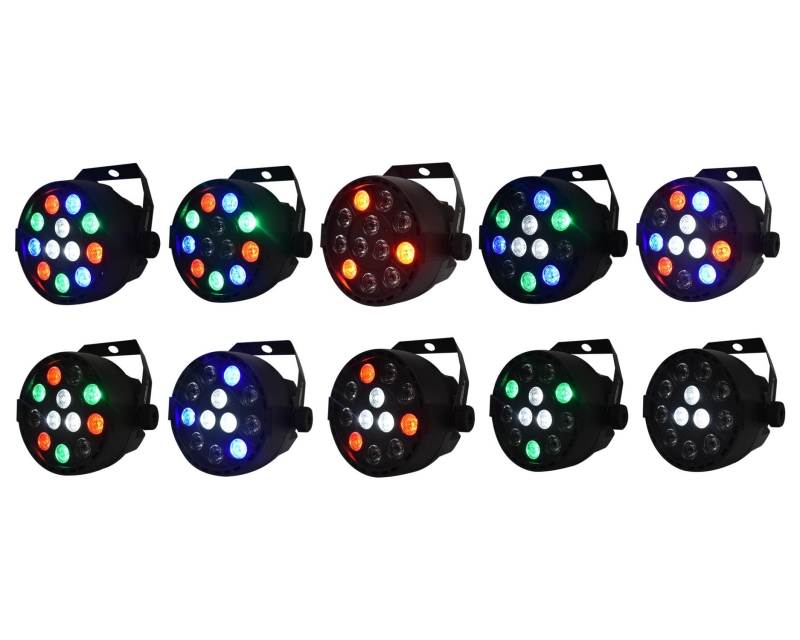 Velasco | Sonido y Electrónica - LUZ LED PAR MINI 12x1W/RGBW C/BATERIA ...